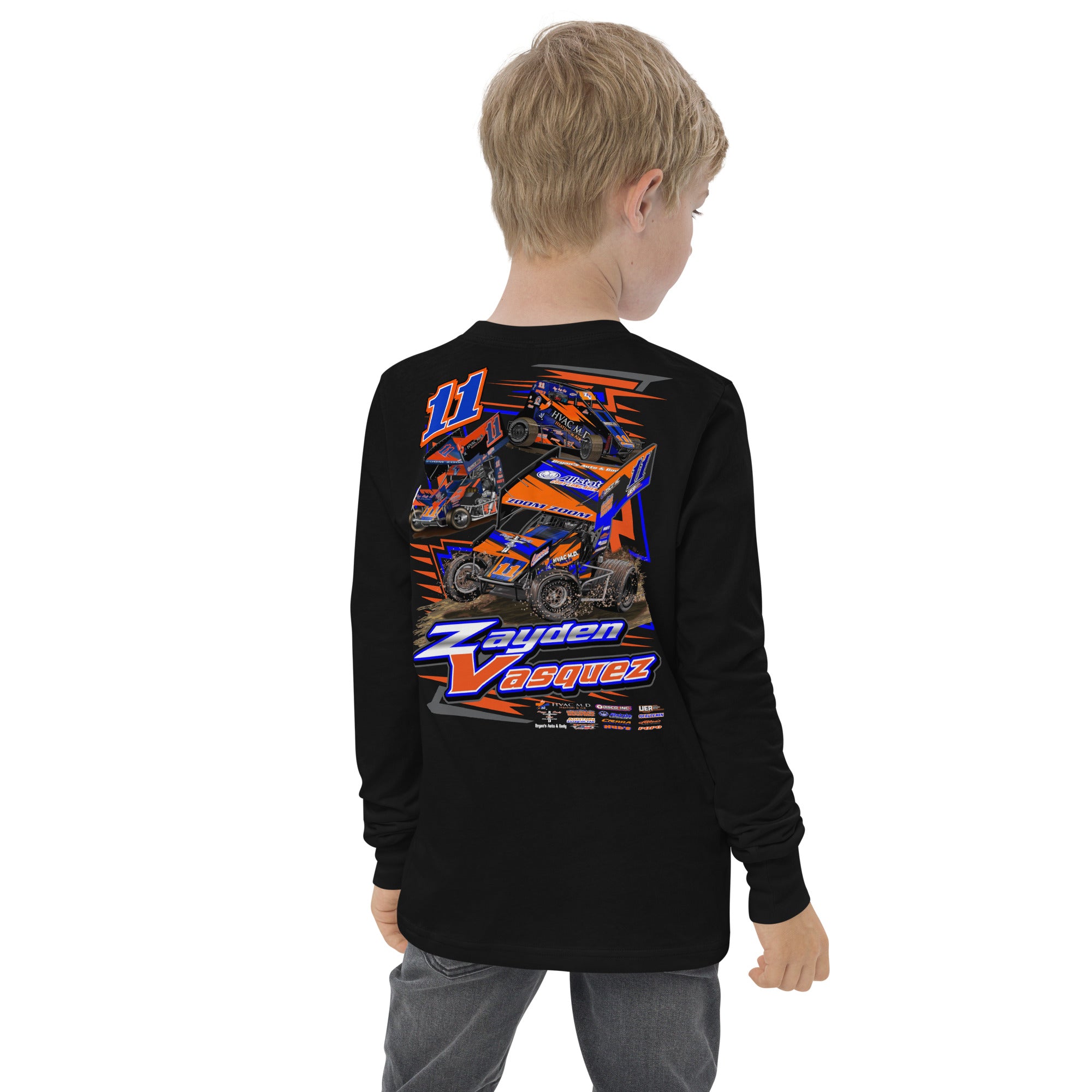 Zayden Vasquez 2025 Kids Long Sleeve – Born to Race Threads