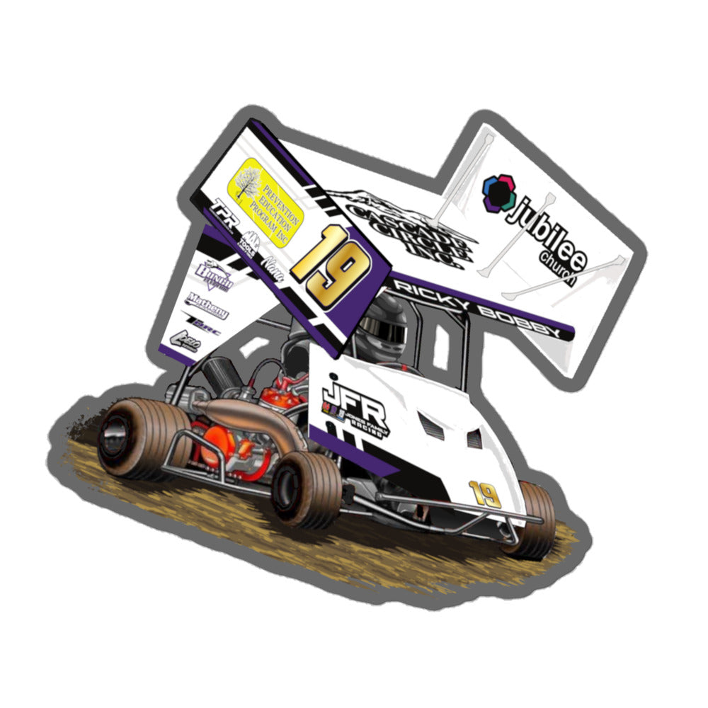 Ricky Bobby Kart Sticker – Born to Race Threads
